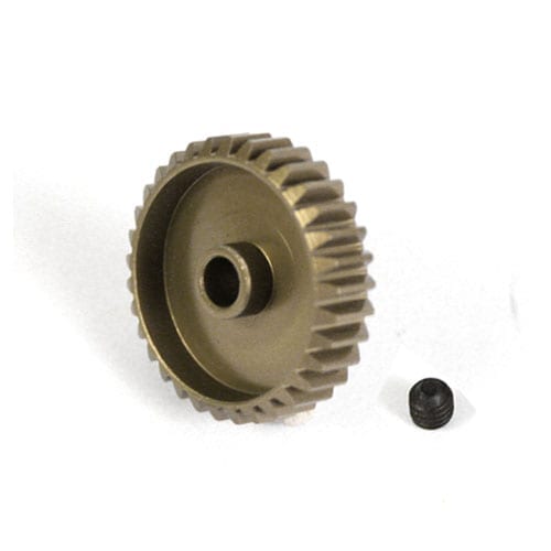 33T Titanium coated aluminium 48dp pinion gear for 1:10 RC 33 tooth 48 ...